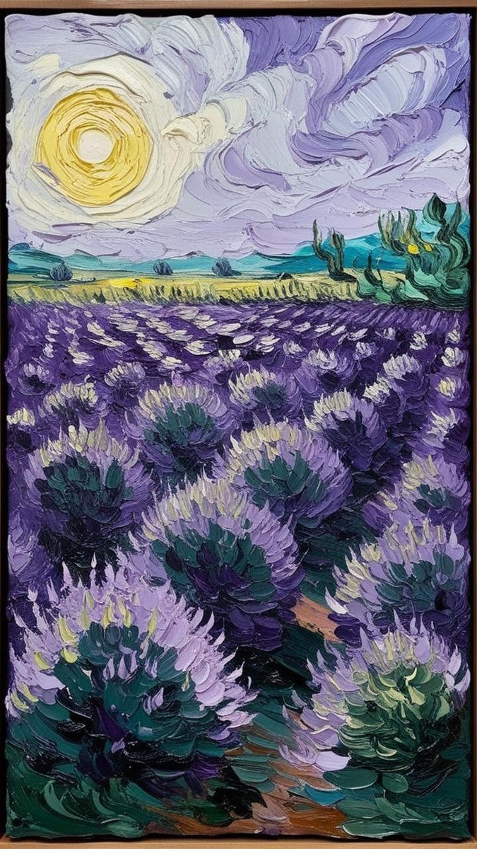 Van Gogh Lavender Fields – Case Happy